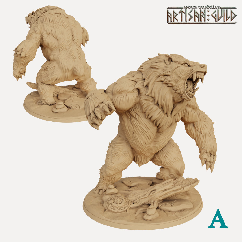 Artisan Guild - Nomad Orr’ugs - Uul-Bavgar the Giant Bear – Mierce Miniatures
