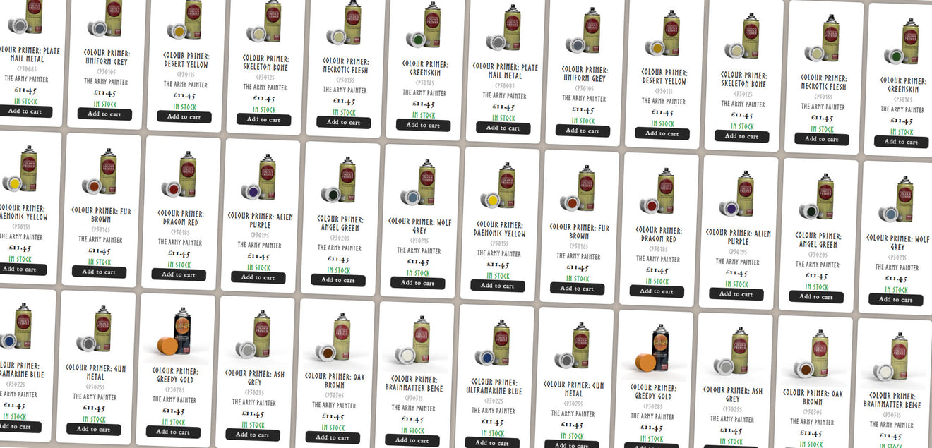 The Army Painter - Spray Primers – Mierce Miniatures