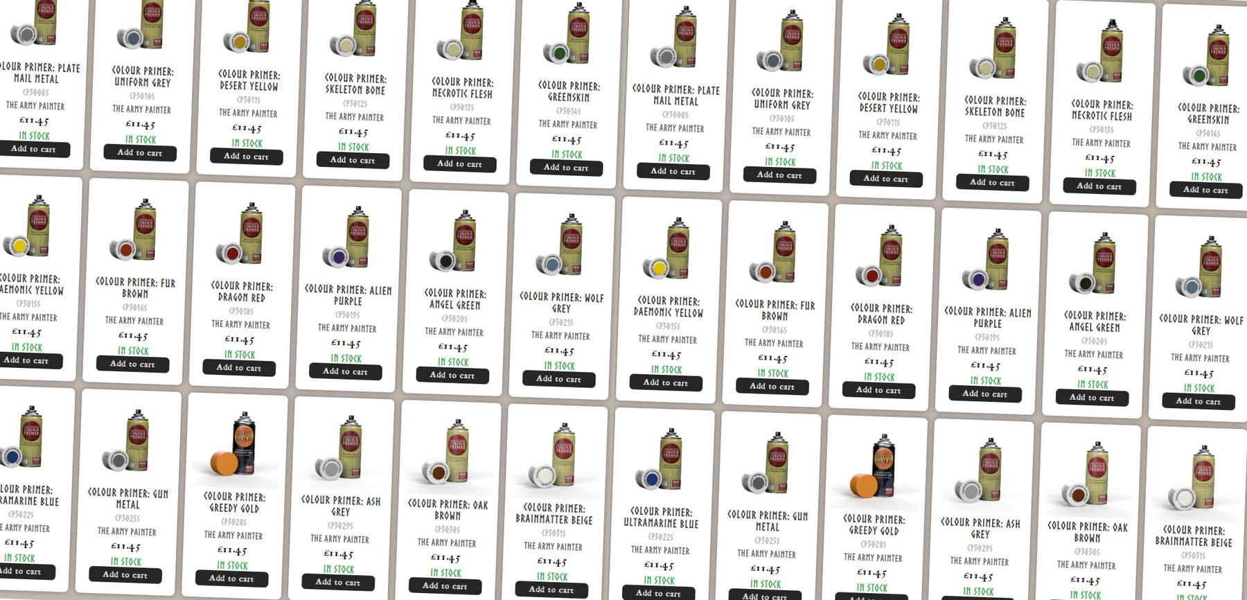 The Army Painter - Spray Primers – Mierce Miniatures