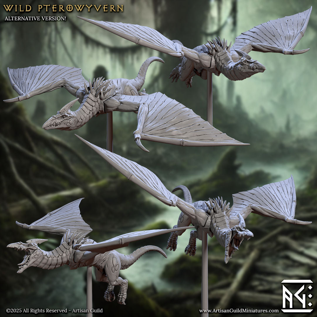 Artisan Guild - Lizardmen of Falgor Swamp - Wild Pterowyverns (4x ...
