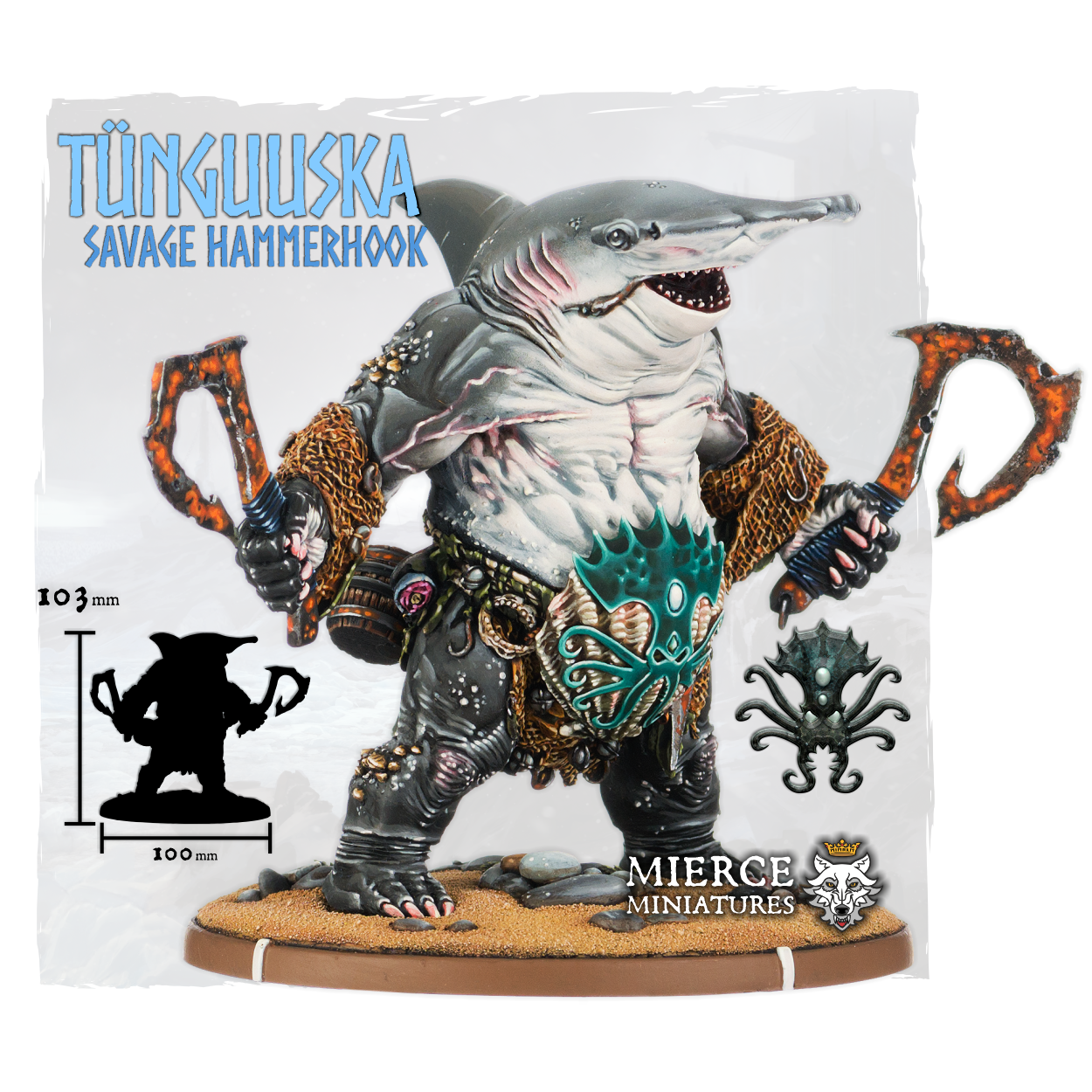 Darklands - Fomoraic - Tünguuska, Savage Hammerhook – Mierce Miniatures