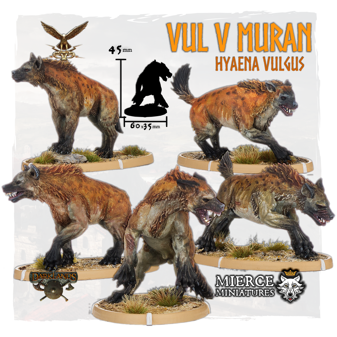 Darklands - Byzantii - Vul V Muran, Hyaena Vulgus – Mierce Miniatures