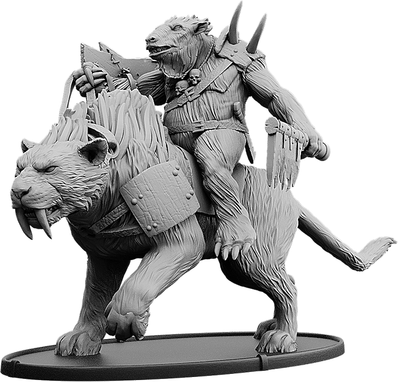 Aarlar, Mallax Wild Raider Warrior – Mierce Miniatures