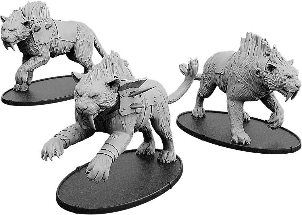 Darklands - Anglecynn - Prowling Feleox, Wild Raider Feleox Unit ...