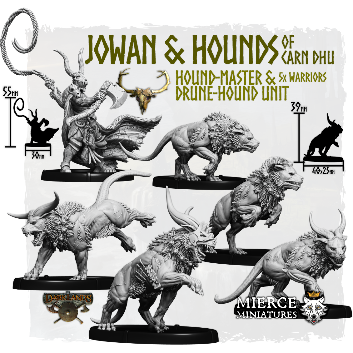 Darklands - Ysians - Jowan and Hounds of Carn Dhu, Hound-Master and ...