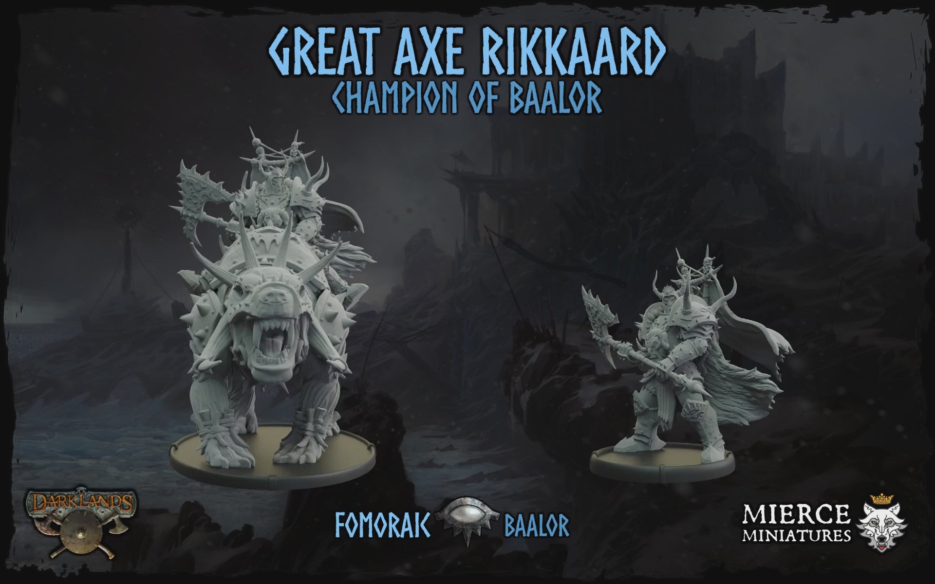 Darklands - Fomoraic warriors – Mierce Miniatures